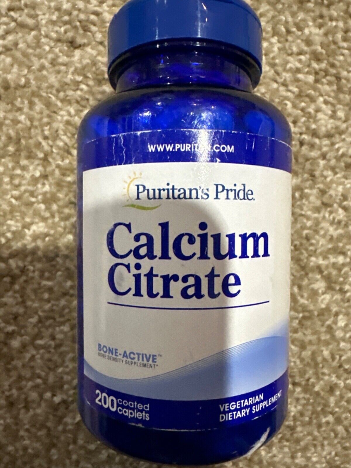 Puritan's Pride Calcium Citrate Supplements 200 Coated Caplets | eBay