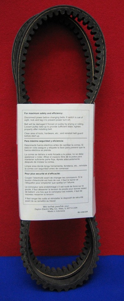 Dayton V-Belt, BX68 #6A132, 6A132G | eBay