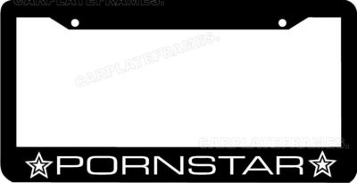 PORNSTAR lowered jdm funny low slow License Plate Frame | eBay