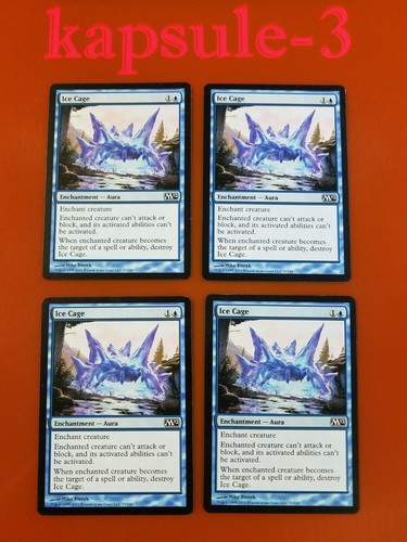 4x Ice Cage | M12 Magic 2012 | MTG Magic Cards | eBay