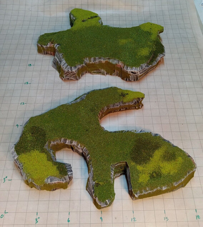 CONVENTION CUSTOM CUT & FINISHED Miniature Terrain Battletech Warhammer ...