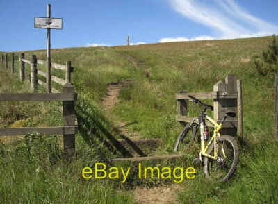 Photo 6x4 Bridleway stile off Ship Lane Grains Bar A bridleway climbs ...