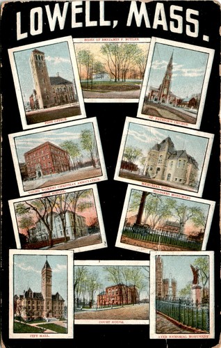 LOWELL, MASS., BENJAMIN F. BUTLER, POST OFFICE, YOUN Postcard | eBay