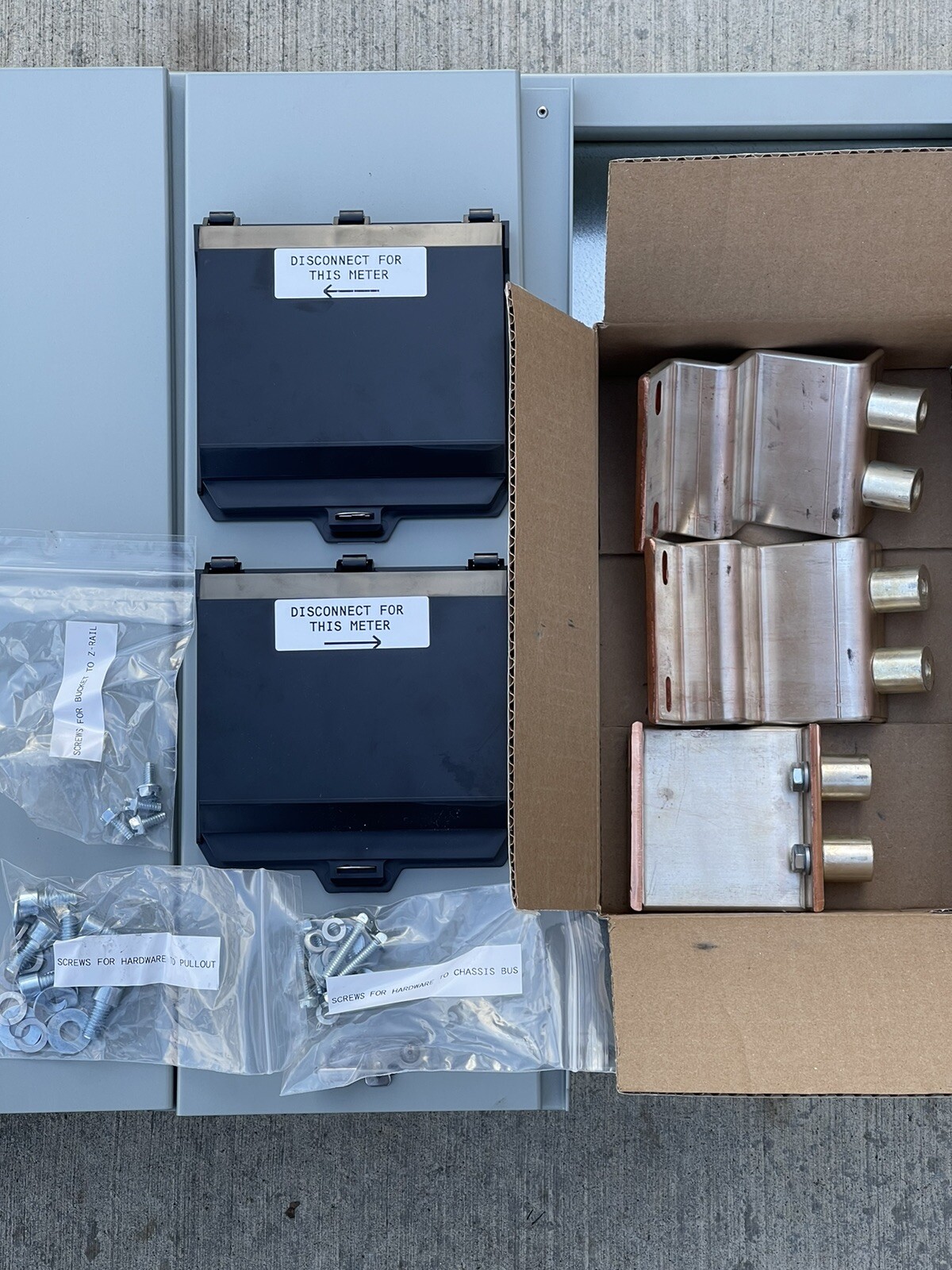 AMP MFG CMSMC3 400A COLD SEQUENCE METER PANEL for BOLTSWITCH SWITCH ...