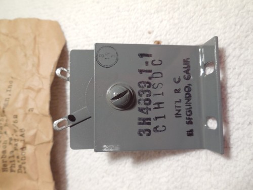 NOS ~ SELENIUM RECTIFIER Input 18V, 60 CYC, Output 12V DC - 1950's Ham ...
