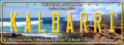 Kalbarri WA plates Australia Number Licence Sign license plate | eBay