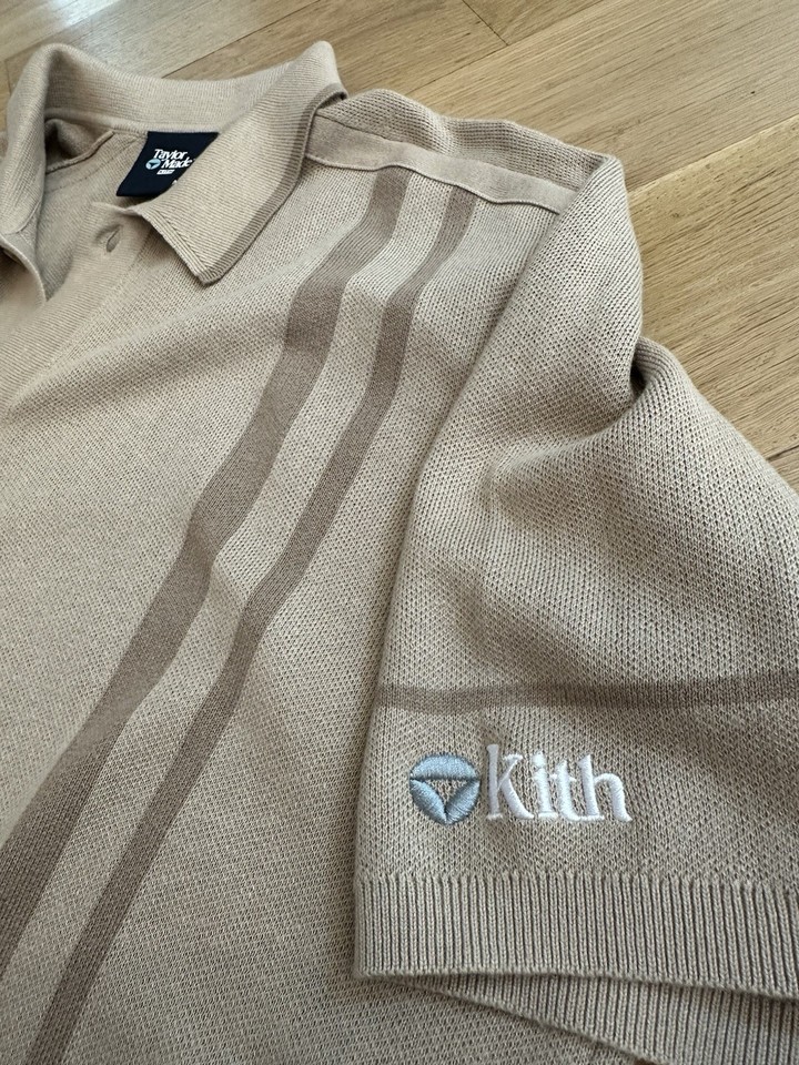KITH TaylorMade Clubhouse Buttondown Tan Golf Shirt Medium M NEW NWT | eBay