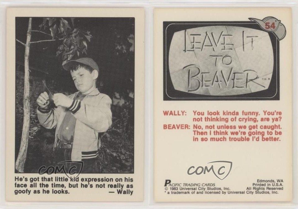 1983 Pacific Leave it to Beaver He's got that little kid expression #54 ...