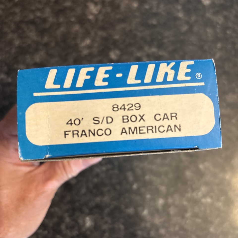 Vintage LIFE-LIKE Model Train SPAGHETTI O's 40' Box Car #8429 ~ HO ...