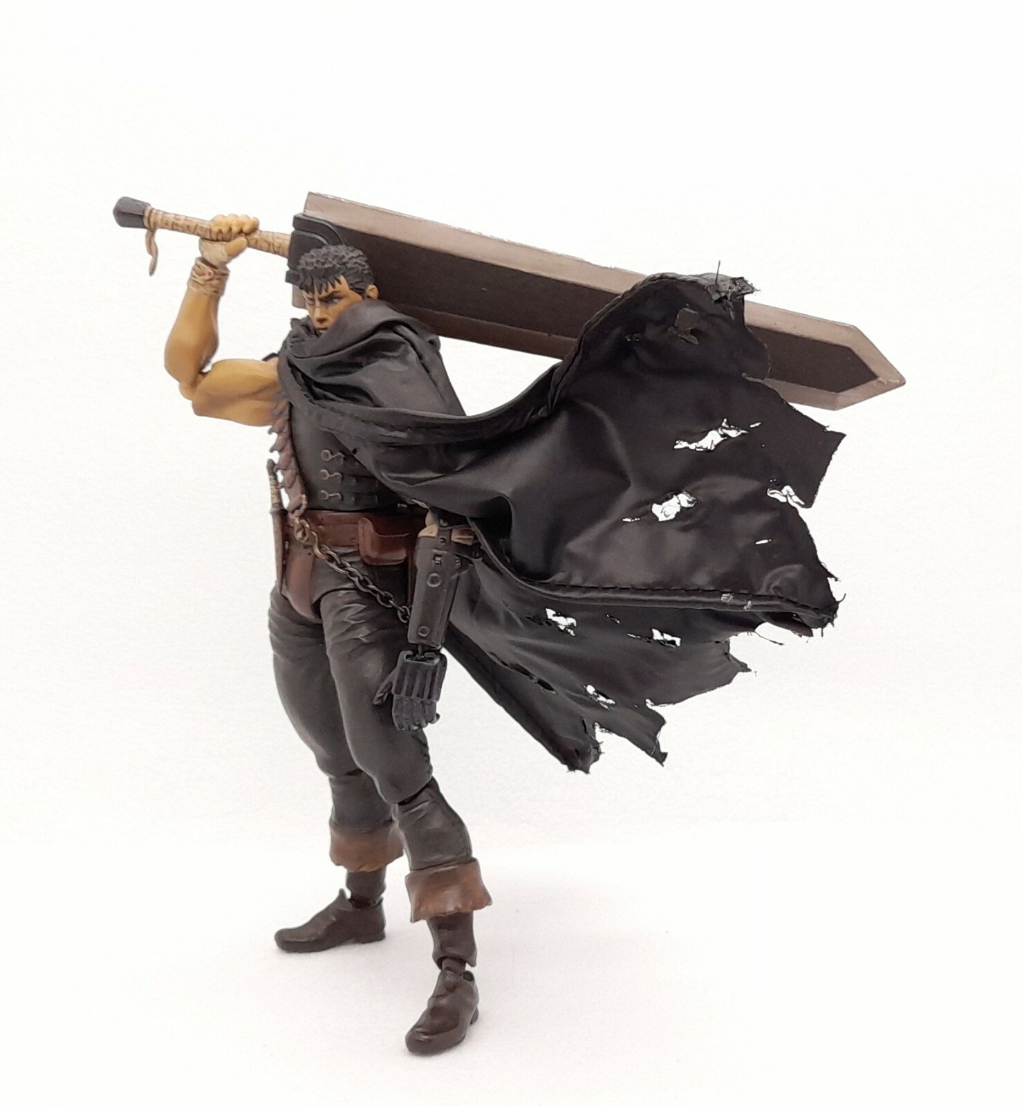 Figma Berserk Guts Dedicated Black Damage Wire Cape | eBay