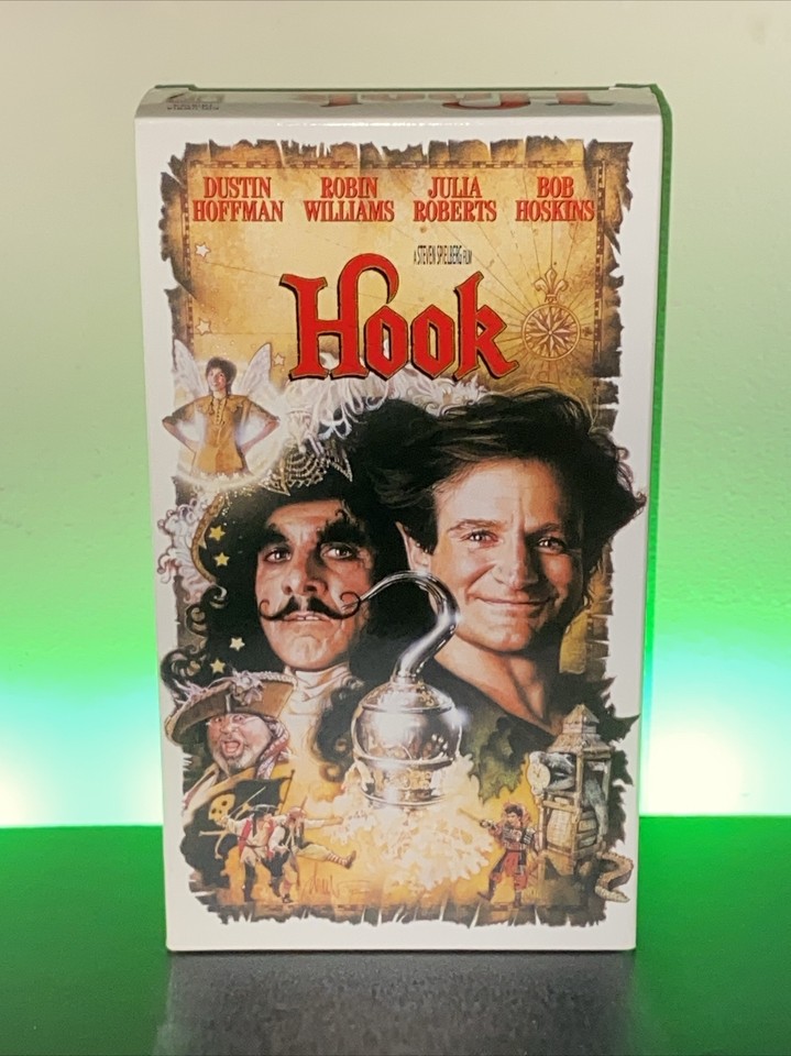 Hook (VHS, 1997, Clam Shell Case Closed Captioned) 43396588530| eBay