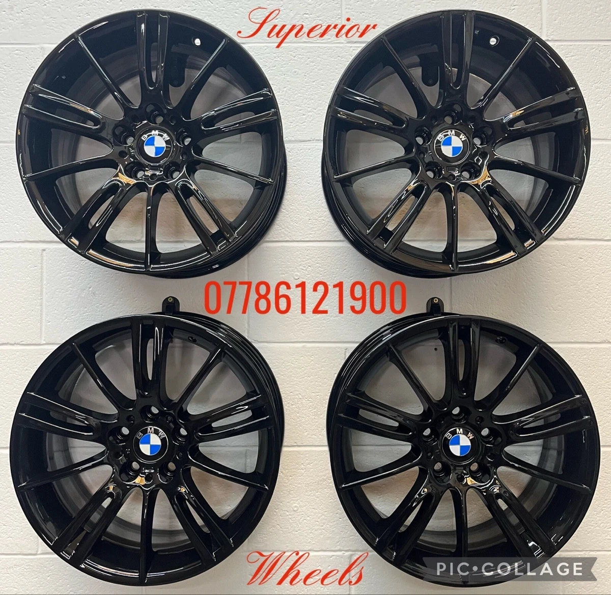 E90 Black Rims With Black