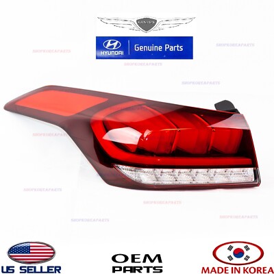 Genuine Outer Full Led Rear LEFT Driver Side Tail Lamp ⭐OEM⭐ GENESIS ...