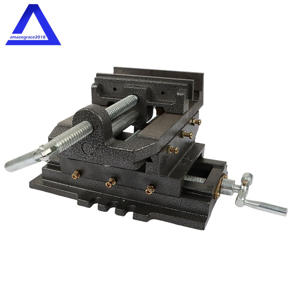 6" Cross Drill Press Vise Slide Metal Milling 2 Way Machine X-Y Clamp ...
