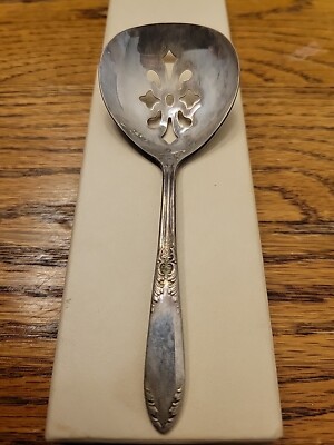 Vintage National Silver Co. King Edward Slotted Spoon | eBay
