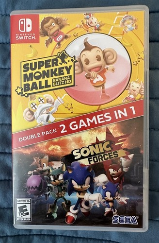 Super Monkey Ball Banana Blitz and Sonic Forces Nintendo Switch Case ...