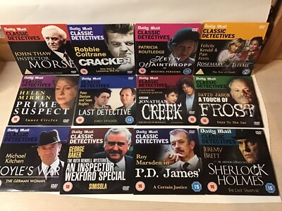 Daily Mail Classic Detectives. Complete set of 12 DVDs. | eBay UK