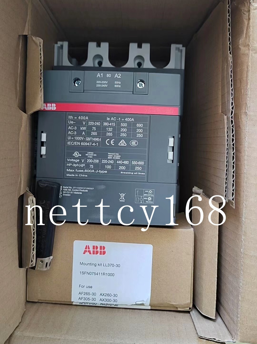 #2822-ABB AX260-30-11 contactor new in box | eBay