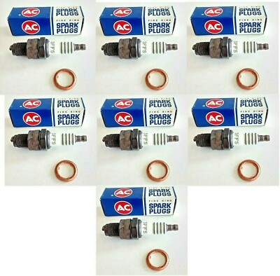 (Set of 7) Spark Plug Vintage ACDELCO Fire Ring 45FFS (Made in USA) | eBay