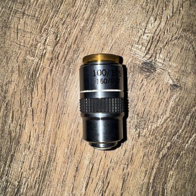 Wesco 100/1.25 Oil 160/ 0.17 Microscope Objective | eBay