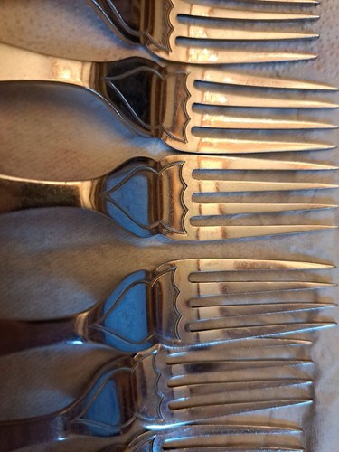 Vintage Firth Staybright Fish Knives and Forks 12 Pc 6 Persons EPNS ...
