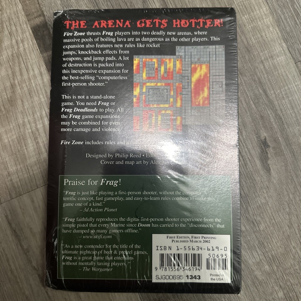 Frag: Fire Zone Expansion 2 RPG - Steve Jackson Games - New Sealed | eBay