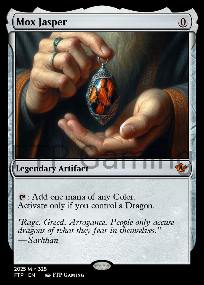 Mox Jasper Alternate Style Card For EDH and Playtest | eBay