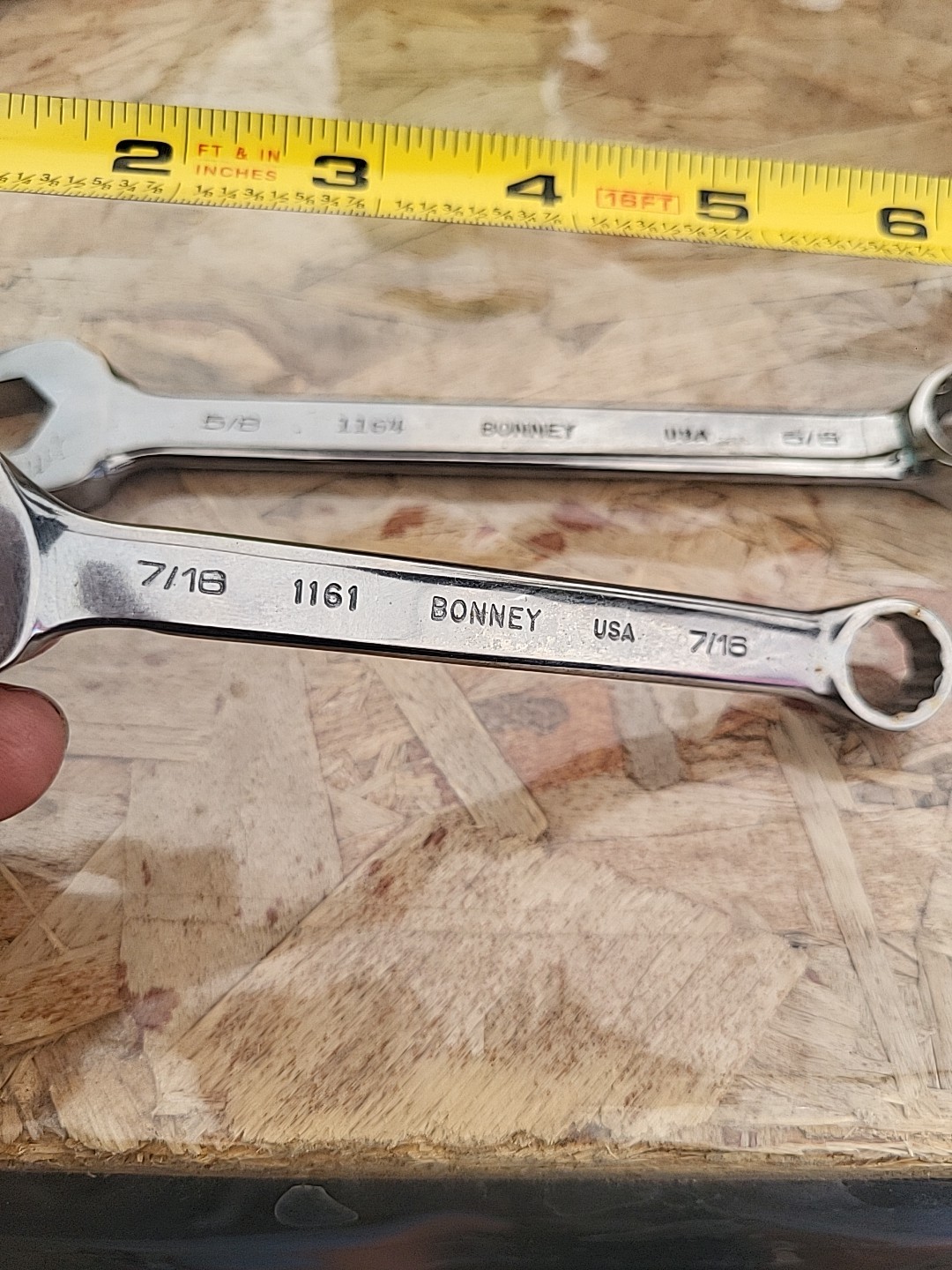 Vtg Tool Wrenches Bonney USA 1164, 1161 & 1114 3 Total In Good ...