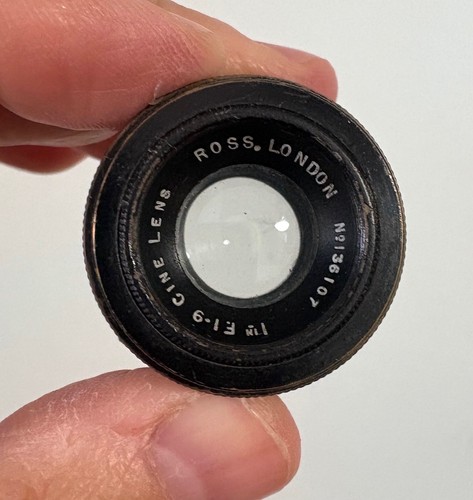 Ross London 1" f1.9 C Mount Vintage Cine Movie Lens Bolex 16mm Camera ...