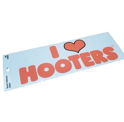 “I Heart Hooters” Bumper Sticker - High Quality | eBay