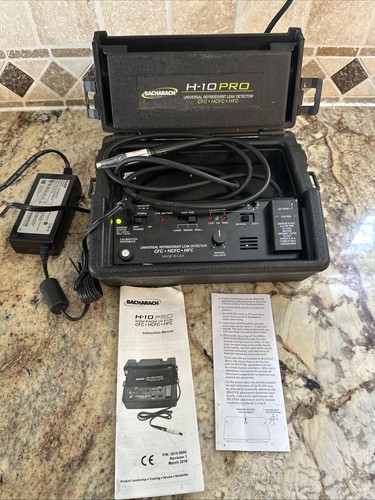 Bacharach H-10 PRO Refrigerant Leak Detector CFC HCFC HFC + case 3015 ...