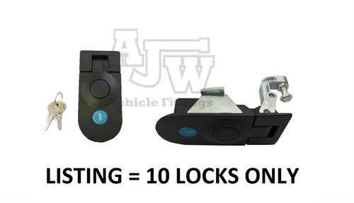 10 X Compression Latch Lock LARGE Horsebox Locker Doors Tack Box Like ...