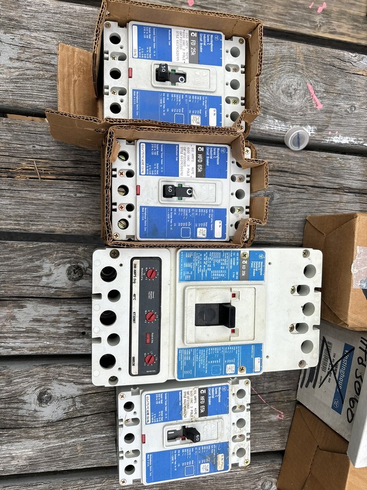 Electrical Circuit Breakers (package Deal Or Message For Individual ...