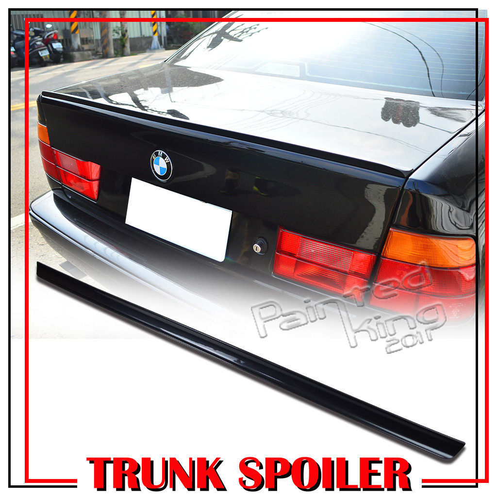 Unpainted 87-96 Fit For BMW 5-Series E34 Rear Boot Lip Spoiler Trunk ...