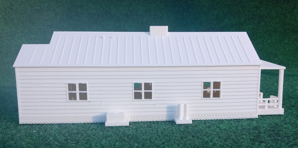 HO Scale House for HO Scale Train Table Family Home Diorama 1:87 | eBay