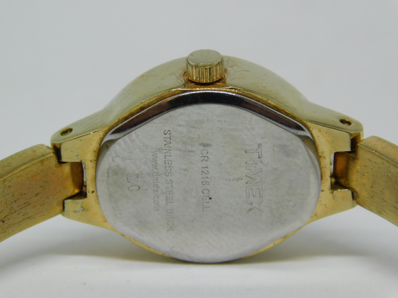 Timex Diamond Gold Tone Quartz Analog Women's Watch Sz. 5 3/4" New ...