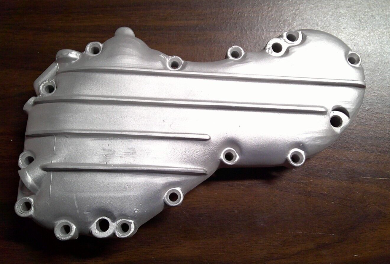 Harley Panhead 4-Fin Cam Cover #25217-40 | Silver