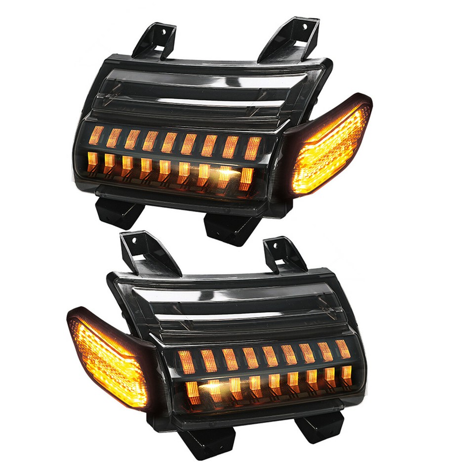 LED Fender Lights w/DRL Turn Signal Lamp For Jeep Wrangler JL Rubicon ...