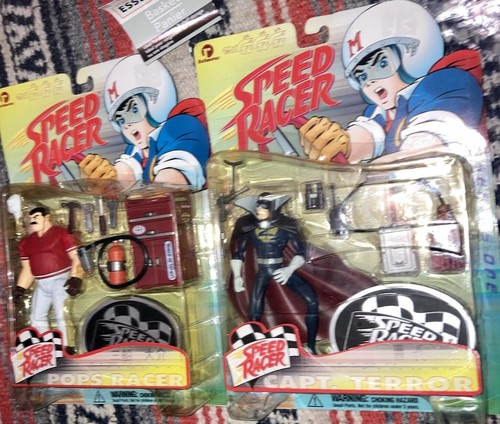 Rare Vintage 1999 ReSaurus Speed Racer Pops Racer & Captain Terror ...