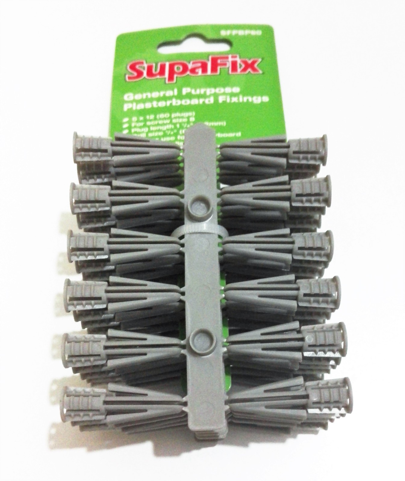 60 X Plasterboard Cavity Wall Raw Plugs Heavy Duty Rawl Screw Fixings ...
