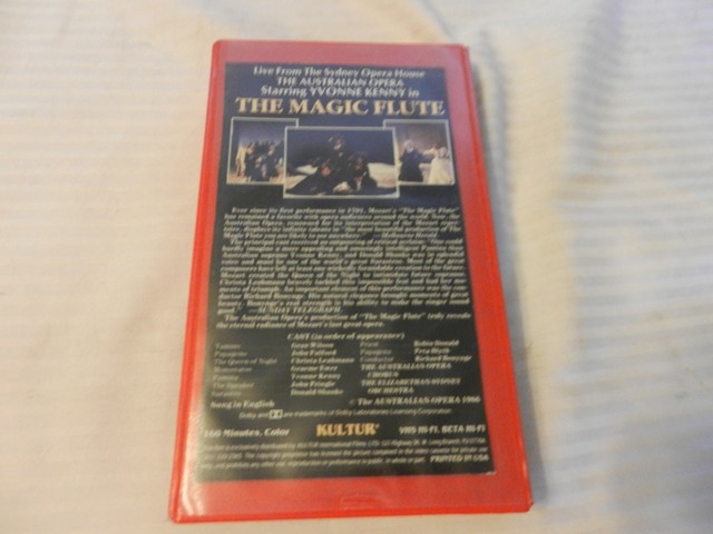 The Magic Flute (VHS, 1990) for sale online | eBay