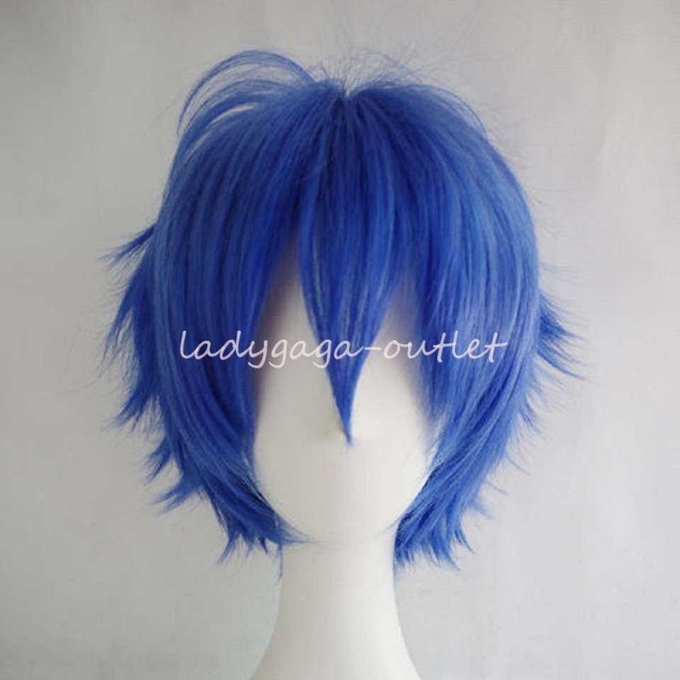 HOT SELL Fashion Cosplay Wig Short Straight Men Boy Cartoon Anime Party ...