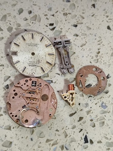 Omega Cal 1250, -1260 Incomplete Movement for Parts Used | eBay