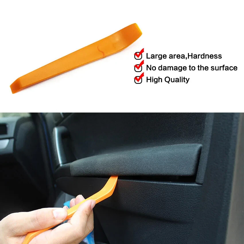 5 Auto Trim Removal Tool Kit Car Panel Door Window Fastener Remover Pry ...