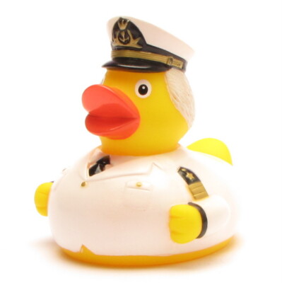 Rubber Duck Bath Duck Cruise captain Ducky Rubber Duckie | eBay