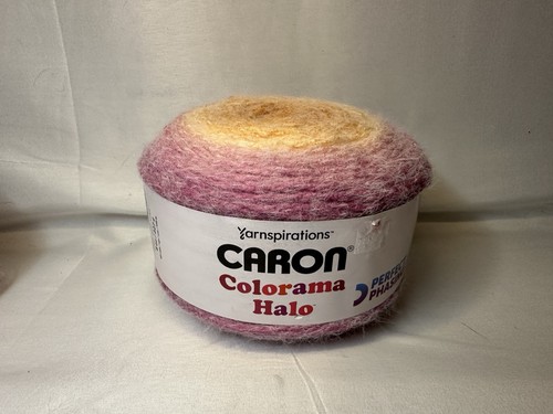 Yarnspirations Caron Colorama Halo Magenta & Mandarin Acrylic Nylon ...