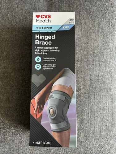 CVS Health Firm Support Knee Hinged Brace One Size Fits All | eBay