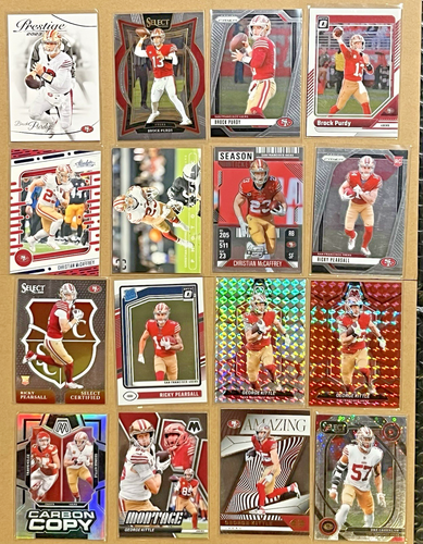 San Fransico 49ers 32 Card Lot - Brock Purdy - George Kittle + Rookies ...