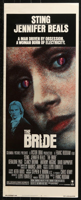 The Bride (1985) - original insert movie poster - Sting - Jennifer ...
