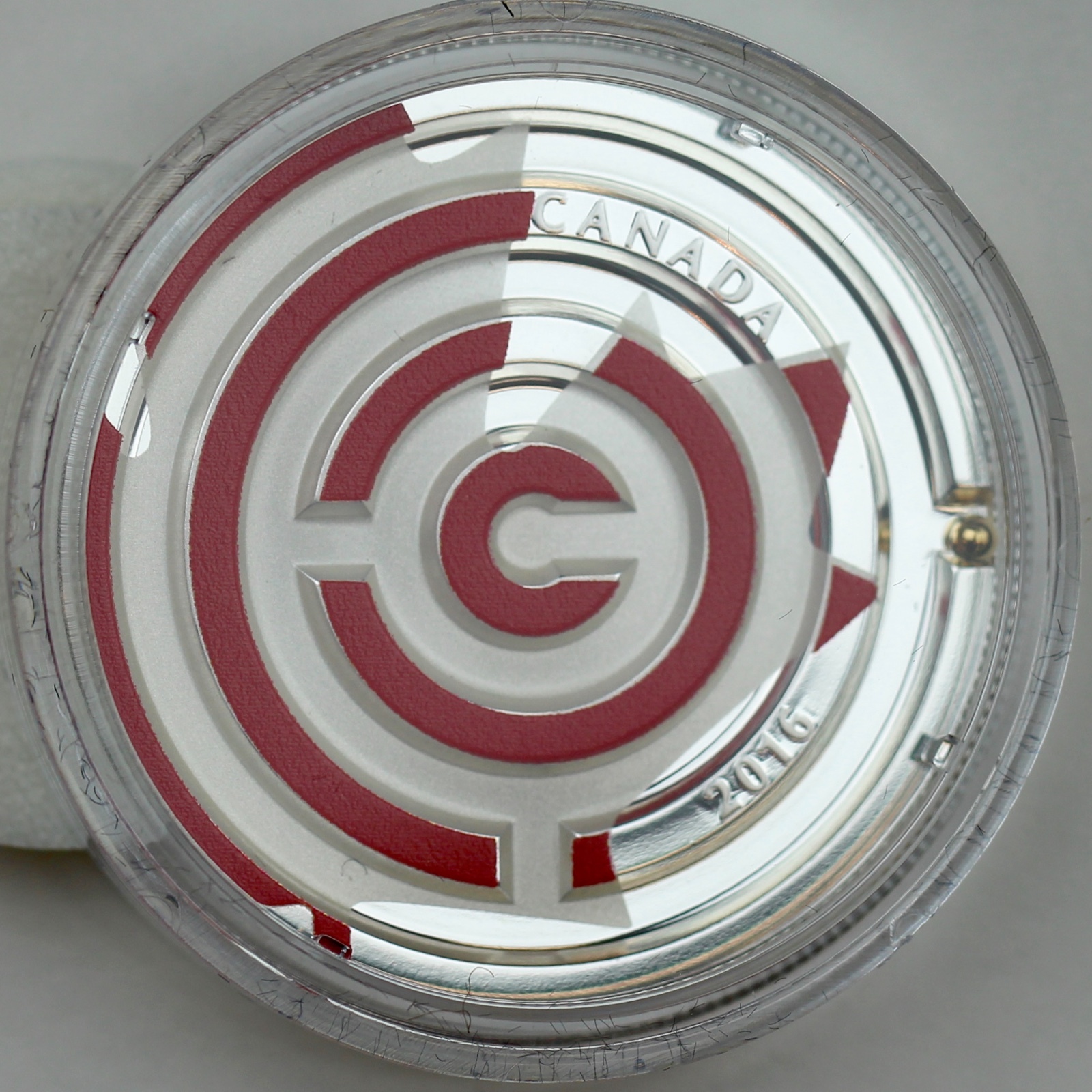 Canada 2016 $20 Maple Leaf Maze, 99.99% Pure Silver Color Proof, Play ...